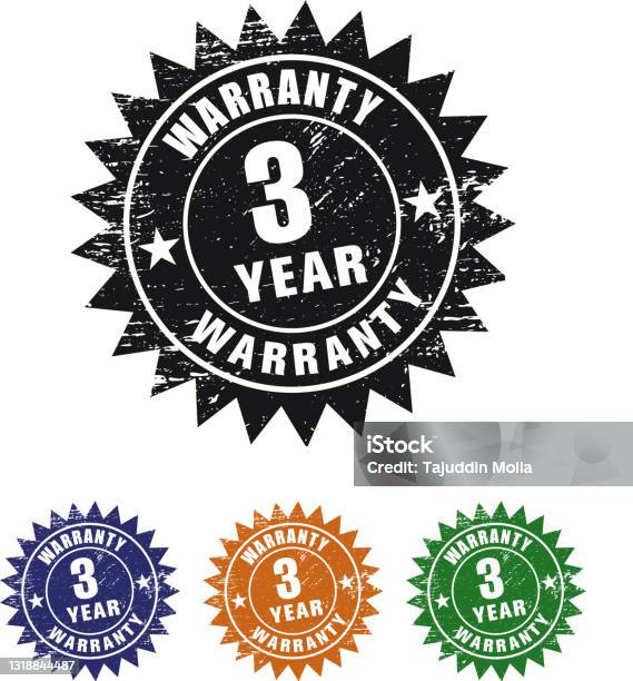 Grunge 4 Warna Yang Sangat Sederhana Lencana Garansi 3 Tahun Vintage ... Grunge 4 Warna Yang Sangat Sederhana Lencana Garansi 3 Tahun Vintage ...