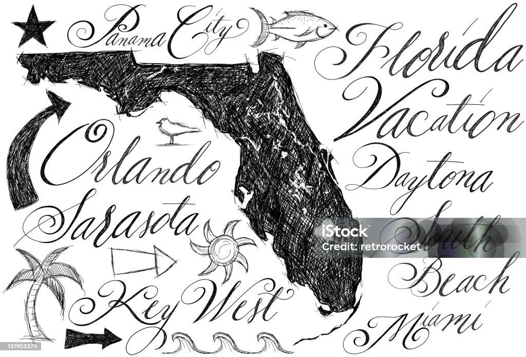 Ilustración de Lugares De Vacaciones En Florida y más Vectores Libres ... Ilustración de Lugares De Vacaciones En Florida y más Vectores Libres ...