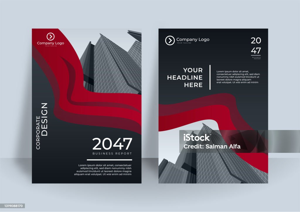 Skema Warna Merah Dengan Template Desain Sampul Buku Bisnis Latar ... Skema Warna Merah Dengan Template Desain Sampul Buku Bisnis Latar ...