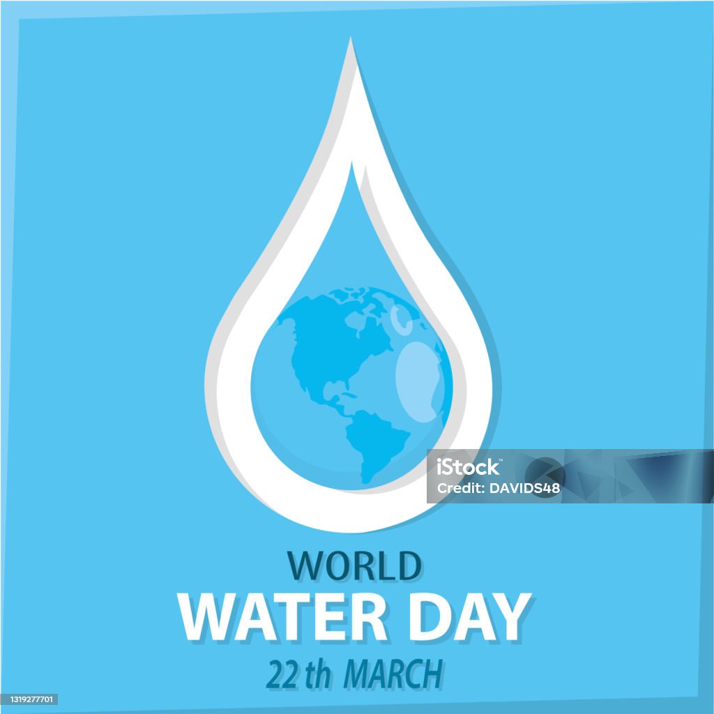 World Water Day Poster Stock Illustration Download Image Now Blue