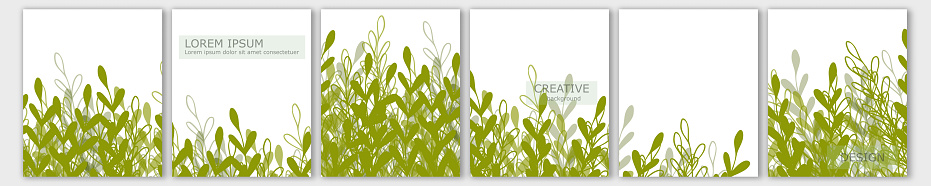 Kumpulan Desain Notebook Sampul Vektor Desain Template Bunga Abstrak