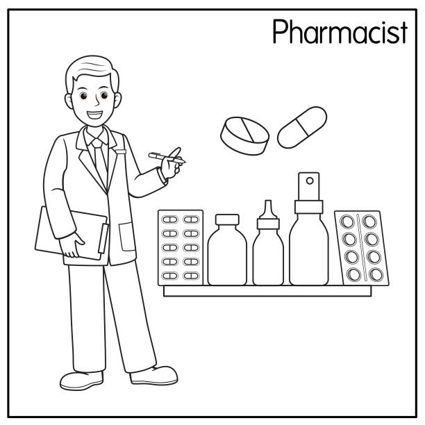 Printable Coloring Pictures Pharmacist Coloring Pages
