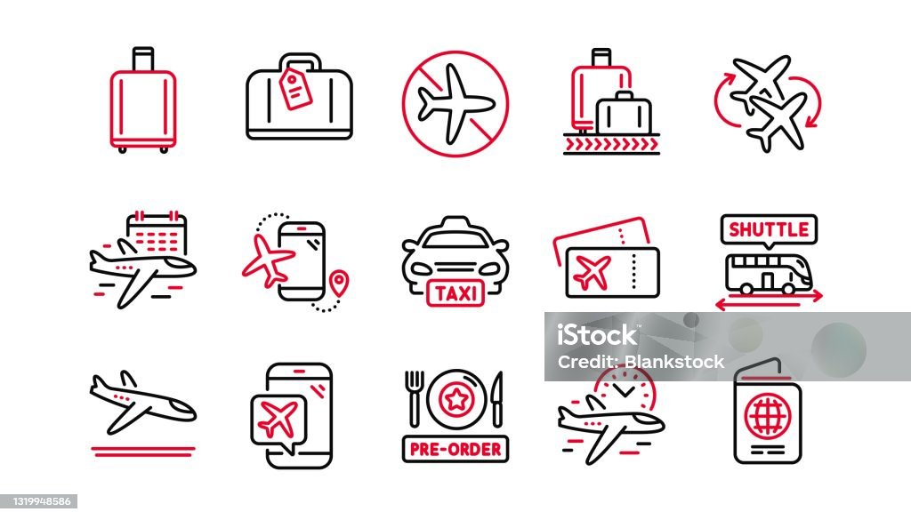Ikon Jalur Bandara Diatur Boarding Pass Klaim Bagasi Kedatangan Vektor ... Ikon Jalur Bandara Diatur Boarding Pass Klaim Bagasi Kedatangan Vektor ...