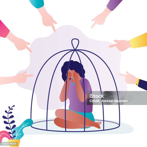 Vetores de A Personagem Feminina É Odiada Pela Cor Da Pele Mulher ... Vetores de A Personagem Feminina É Odiada Pela Cor Da Pele Mulher ...