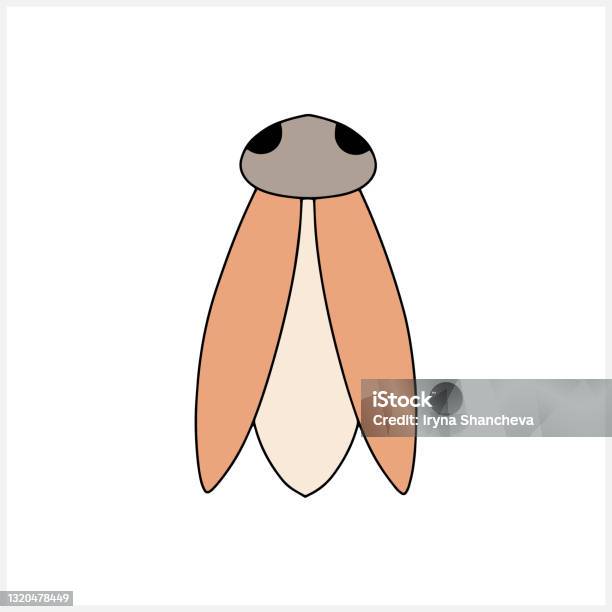 Icône Dinsecte De Doodle Disolement Sur Le Blanc Art De Ligne De Dessin