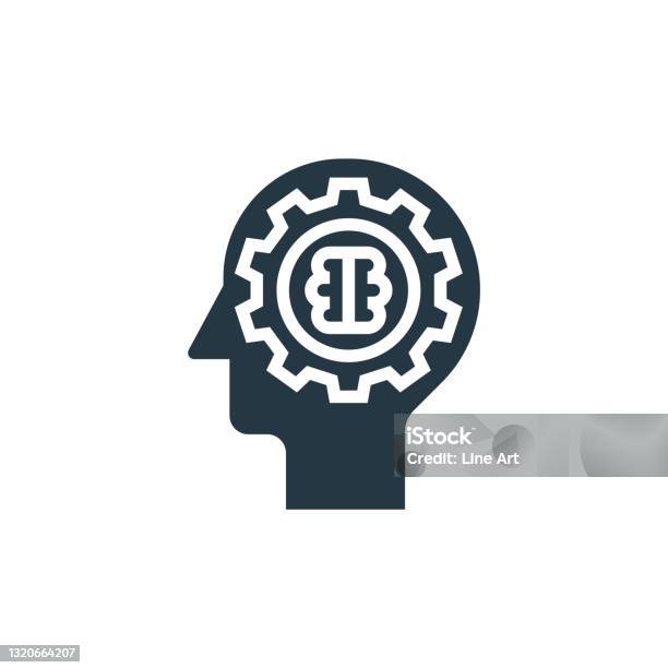 Vektor Ikon Mindset Dari Konsep Kanvas Model Bisnis Ilustrasi Garis