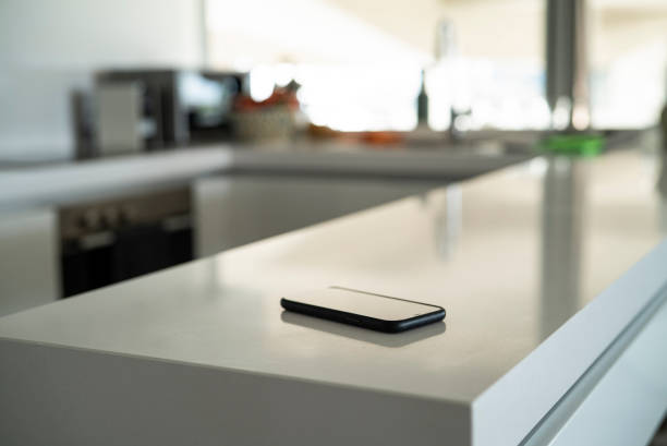 Free Stock Photo of A black cell phone on a marble surface | Download ...