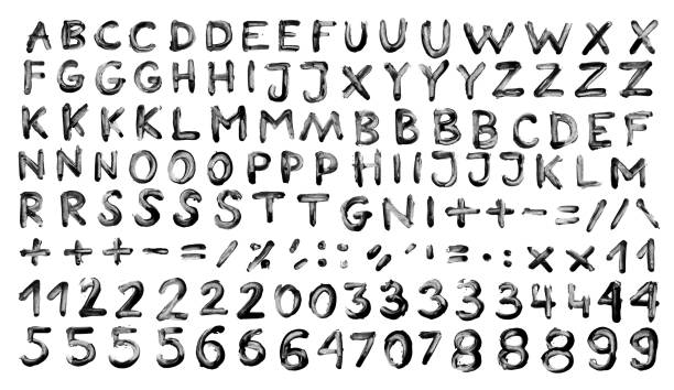 Free stock Letters and Numbers images and illustrations.