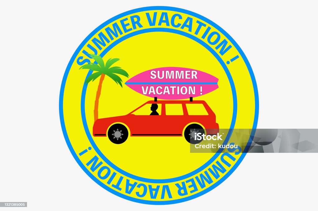 Summer Vacation Stock Illustration Download Image Now Beach Car