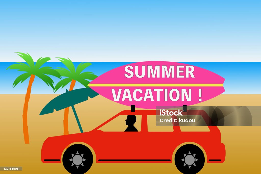 Summer Vacation Stock Illustration Download Image Now Beach Beach