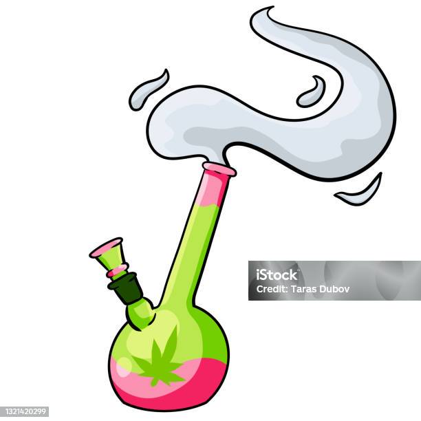 Ilustración de Bong Para Fumar Tabaco Y Marihuana Farmacodependencia ... Ilustración de Bong Para Fumar Tabaco Y Marihuana Farmacodependencia ...