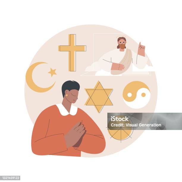 Simbol Agama Abstrak Konsep Vektor Ilustrasi Ilustrasi Stok Unduh
