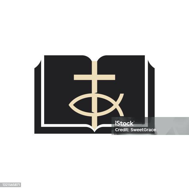 Illustration Chrétienne Logo De Léglise Croix Du Sauveur Jésuschrist Et