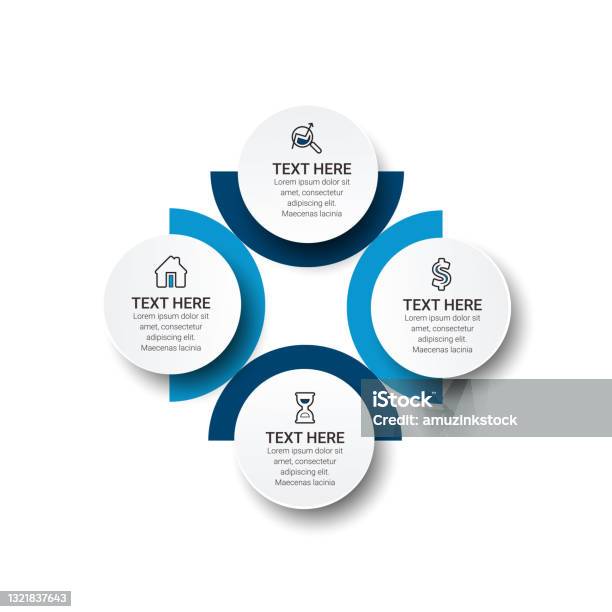 Vector Idea Infographic Template For Graphs Charts Diagrams Business
