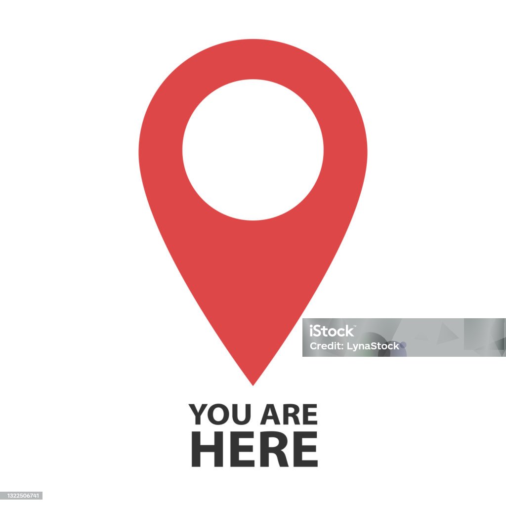 Anda Berada Di Sini Penanda Penunjuk Lokasi Ikon Vektor Pinpoint ... Anda Berada Di Sini Penanda Penunjuk Lokasi Ikon Vektor Pinpoint ...