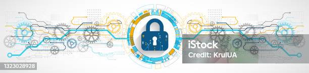 Keamanan Data Pribadi Mengilustrasikan Data Cyber Atau Ide Privasi