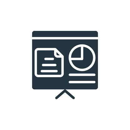 Report Icon Glyph Report Icon For Website Design And Mobile App