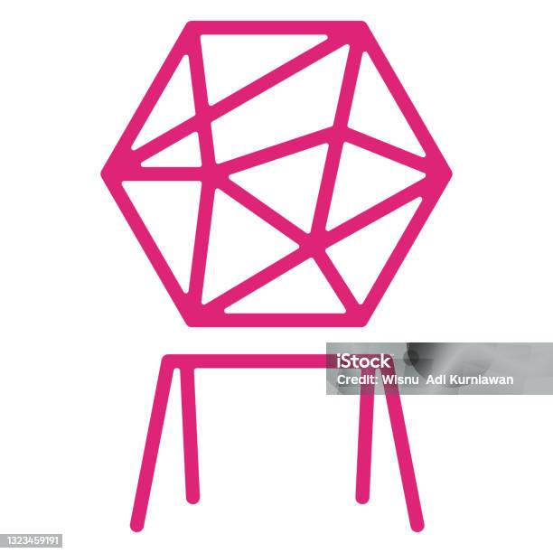 Ikon Kursi Desain Ikon Vektor Ilustrasi Elemen Ikon Terisolasi