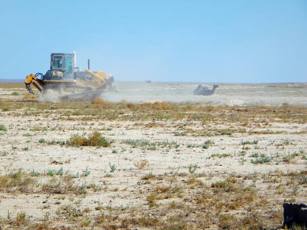 Free Stock Photo of Bulldozer Digging Through Dirt Field | Download ...