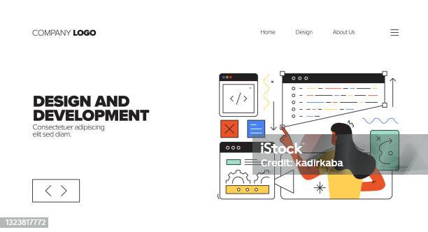 Konsep Desain Dan Pengembangan Untuk Halaman Arahan Spanduk Situs Web