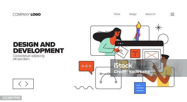 Konsep Desain Dan Pengembangan Untuk Halaman Arahan Spanduk Situs Web
