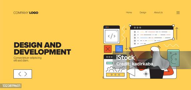 Konsep Desain Dan Pengembangan Untuk Halaman Arahan Spanduk Situs Web