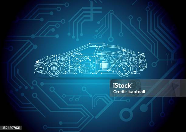 Baterai Pengisian Daya Mobil Listrik Daur Ulang Ilustrasi Stok Unduh