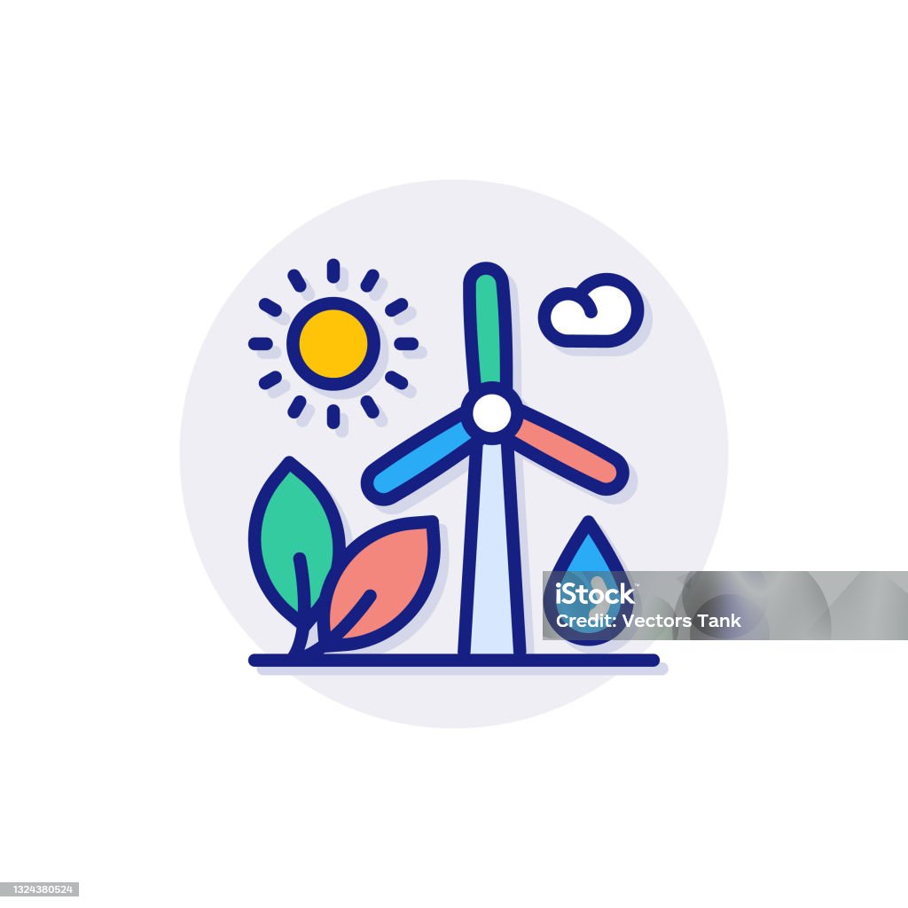 Energi Terbarukan Ilustrasi Stok Unduh Gambar Sekarang Alam Angin Bahan Bakar Dan