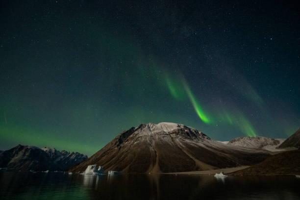 Imagen gratis: Aurora boreal del hemisferio norte en idílico paisaje ...