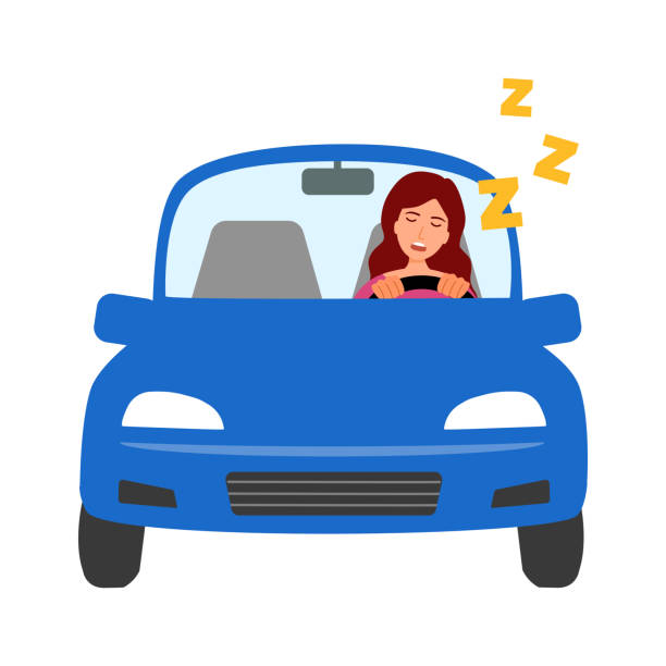 500 Sleeping While Driving Stock Illustrations Royalty Free Vector
