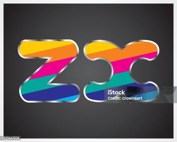 Tipografi Font Style Vector Set Huruf Warnawarni Bentuk Alfabet Dari A