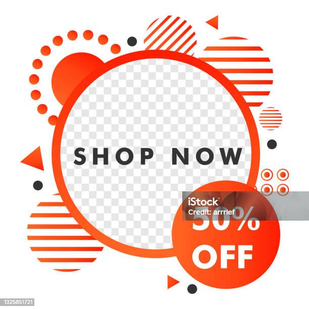 Template Spanduk Media Sosial Abstrak Spanduk Promosi Templat Desain