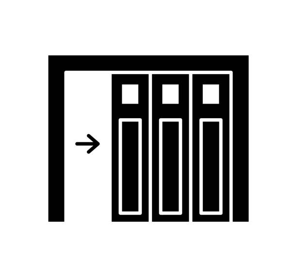 170 Sliding Door Clip Art Stock Illustrations Royalty Free Vector