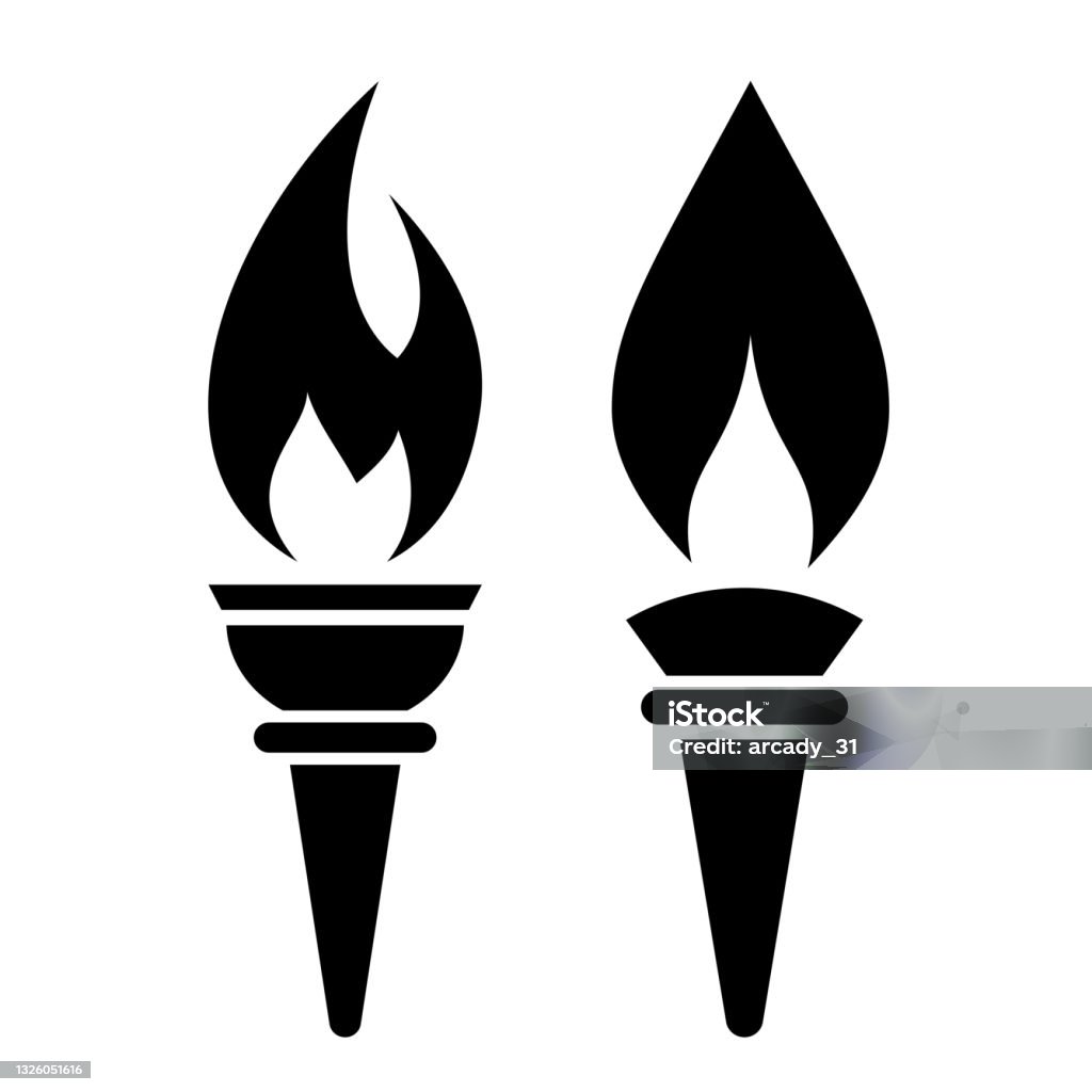 Torch Flame Vector Icon Fire Symbol Stock Illustration - Download Image ... Torch Flame Vector Icon Fire Symbol Stock Illustration - Download Image ...