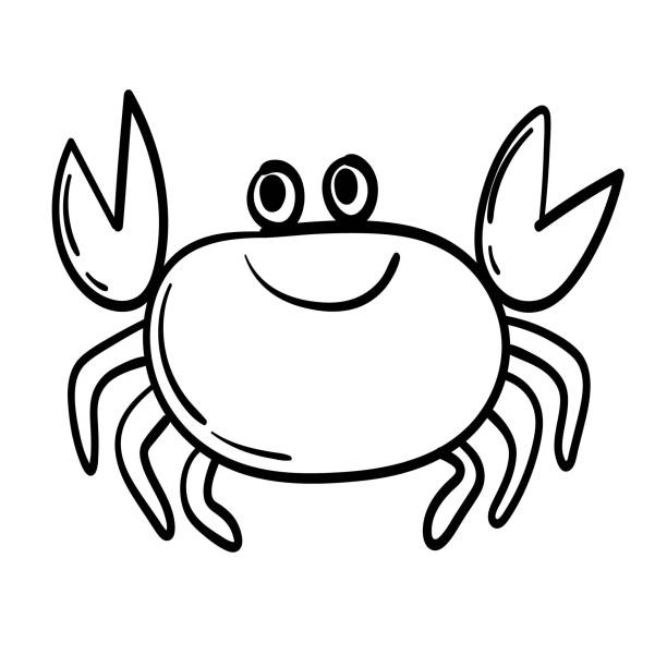 170 Silhouette Of The Cancer Crab Stock Illustrations Royalty Free