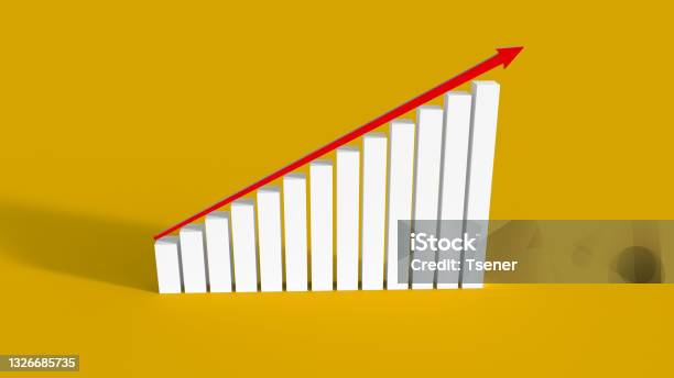 Red Arrow Moving Up Over Bar Graph Stock Photo - Download Image Now ... Red Arrow Moving Up Over Bar Graph Stock Photo - Download Image Now ...