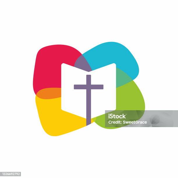 Logo De Léglise Symboles Chrétiens La Croix Du Seigneur Et Sauveur