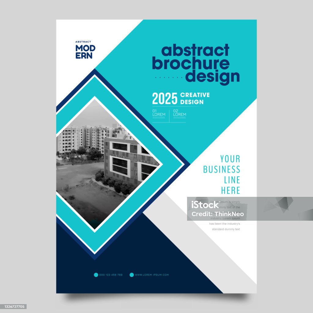 Templat Desain Sampul Laporan Tahunan Perusahaan Brosur Poster