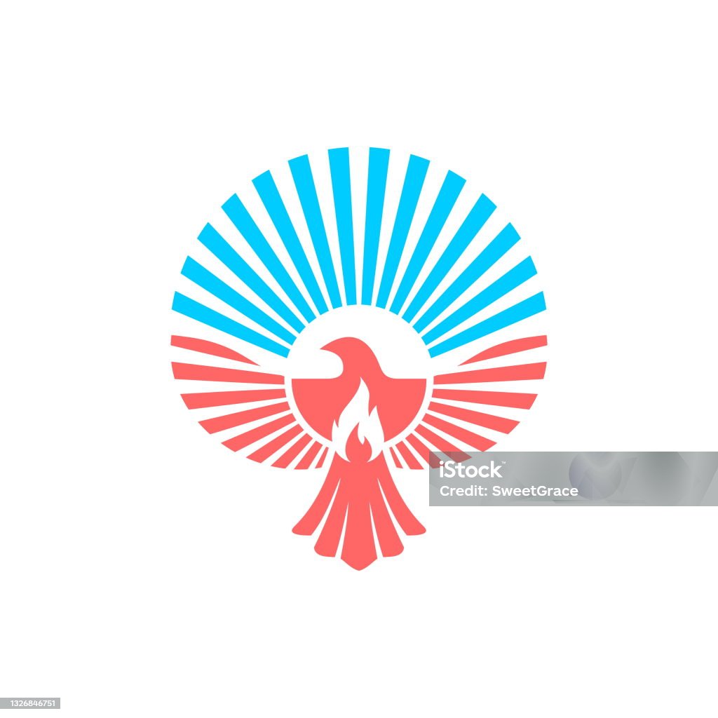 Logo De Léglise Chrétienne Symboles Bibliques La Colombe Et La Flamme
