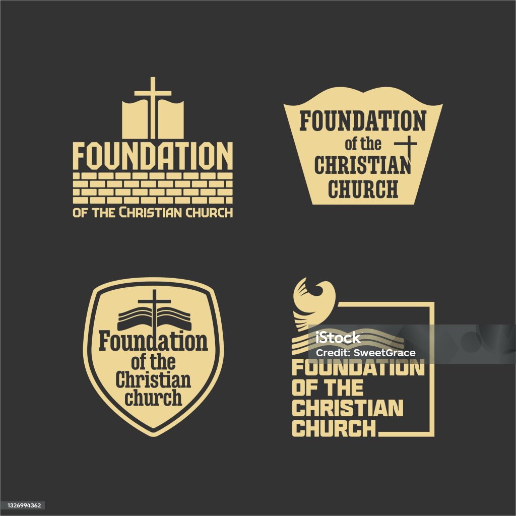 Logo Spanduk Dan Stiker Kristen Yayasan Gereja Kristen Ilustrasi Stok ... Logo Spanduk Dan Stiker Kristen Yayasan Gereja Kristen Ilustrasi Stok ...