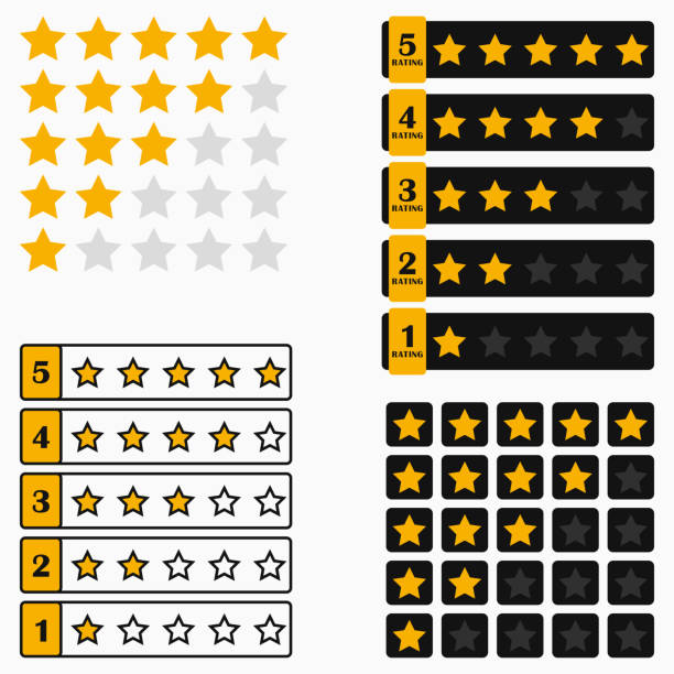 two half star rating rate system vektör özgür | AI, SVG ve EPS