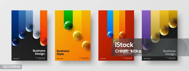 Koleksi Template Vektor Desain Banner Kreatif Set Tata Letak Identitas