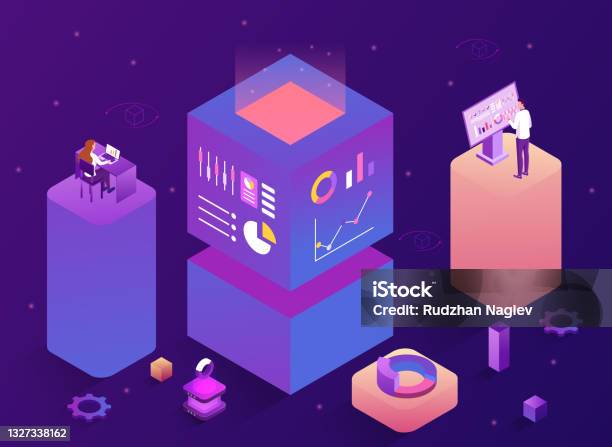Konsep Visualisasi Data Ilustrasi Stok Unduh Gambar Sekarang