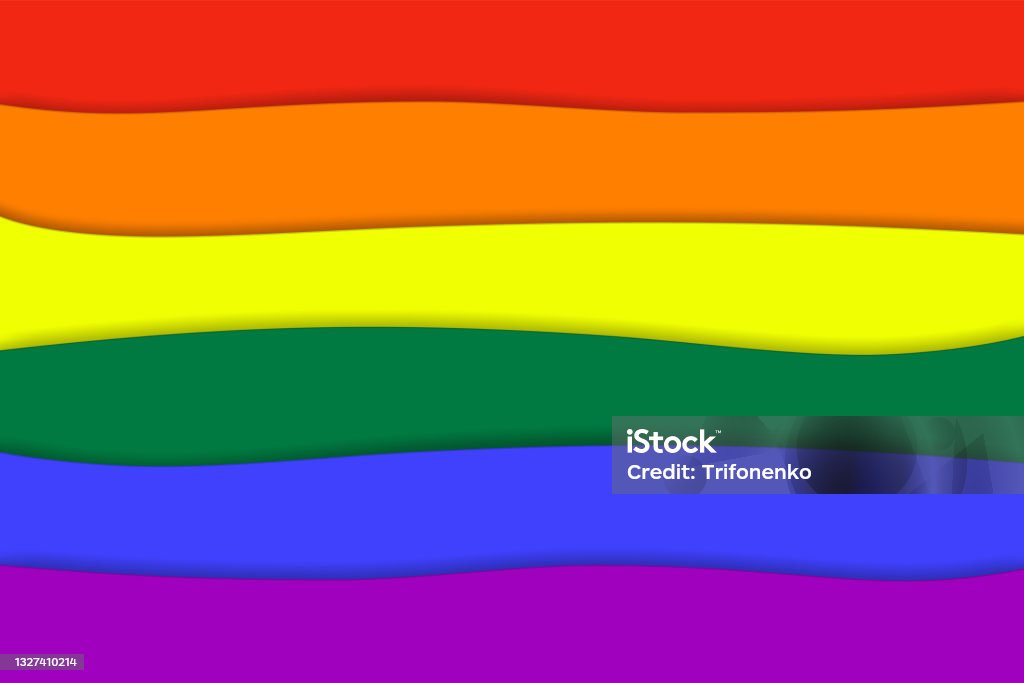 Bendera Pelangi Lgbt Simbol Kebanggaan Ilustrasi Stok Unduh Gambar