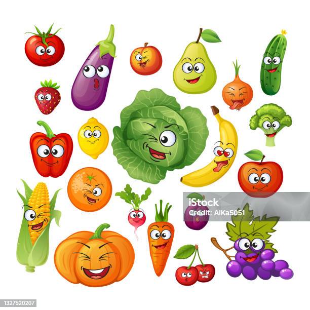 Personaggi Di Frutta E Verdura Dei Cartoni Animati Emoticon Di Frutta E ... Personaggi Di Frutta E Verdura Dei Cartoni Animati Emoticon Di Frutta E ...