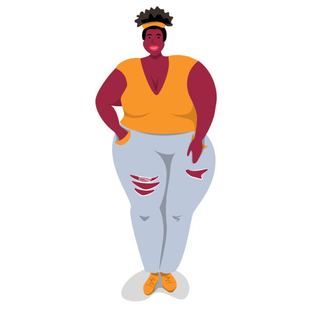 110 Black Person Standing On A Scale Illustrations Royalty Free