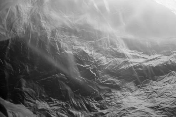 Free picture: Close-up of black plastic garbage bag in shadow