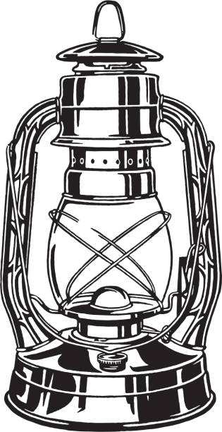 Oil Lamp Vector Free Download
