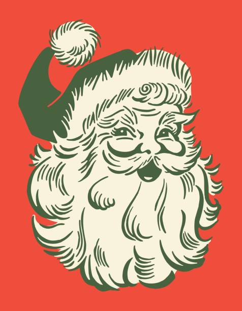 Download Santa Claus, Portrait, Christmas. Royalty-Free Vector Graphic ...