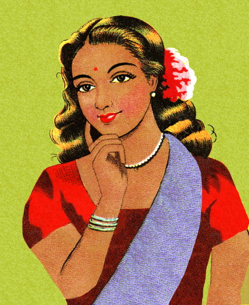 17 300 Indian Woman Stock Illustrations Royalty Free Vector Graphics